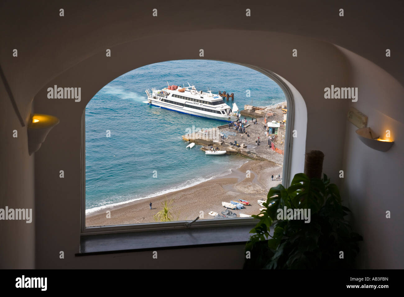 Positano amalfi ferry hi-res stock photography and images - Alamy