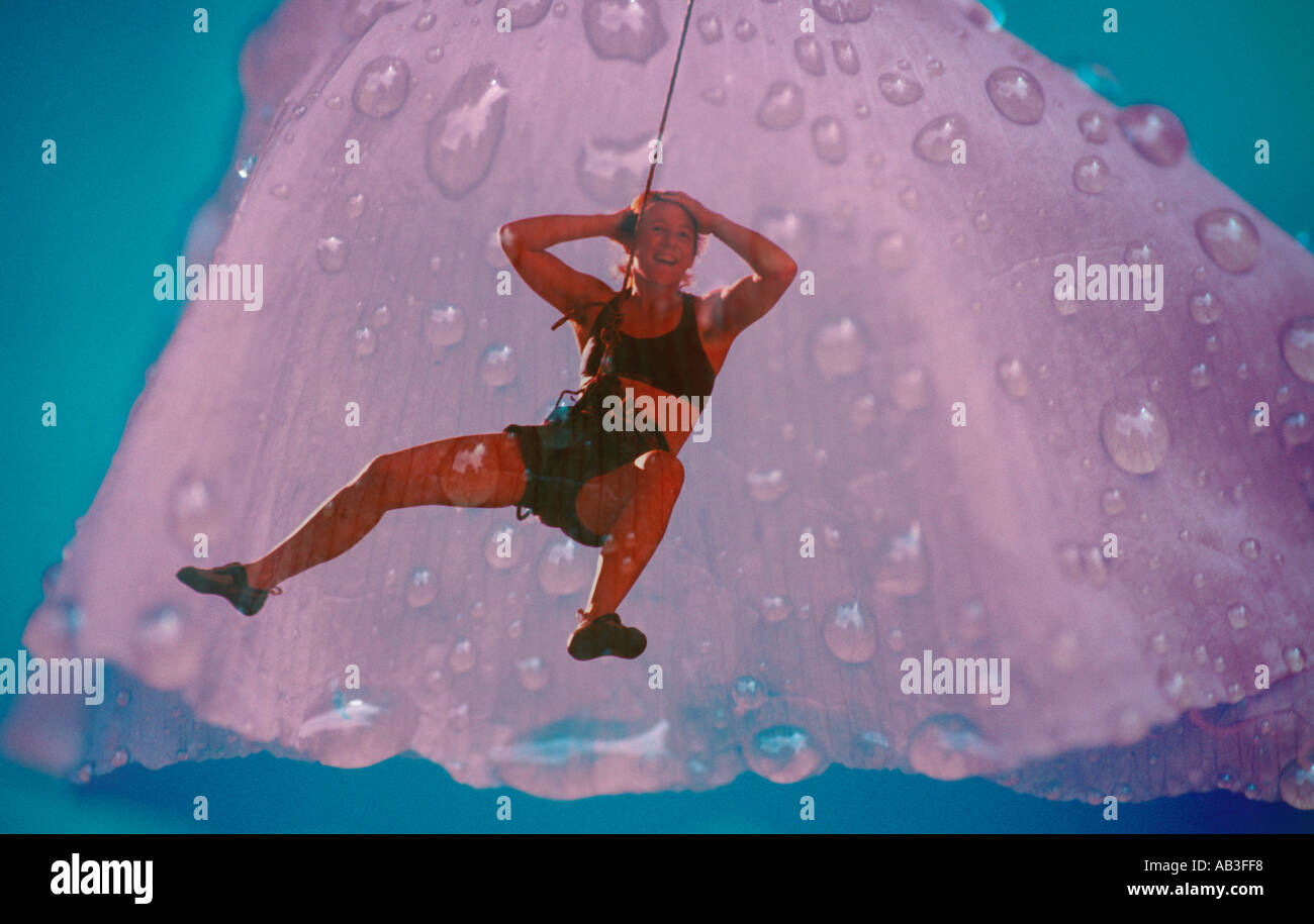 Woman Falling Through Air High Resolution Stock Photography and Images ...