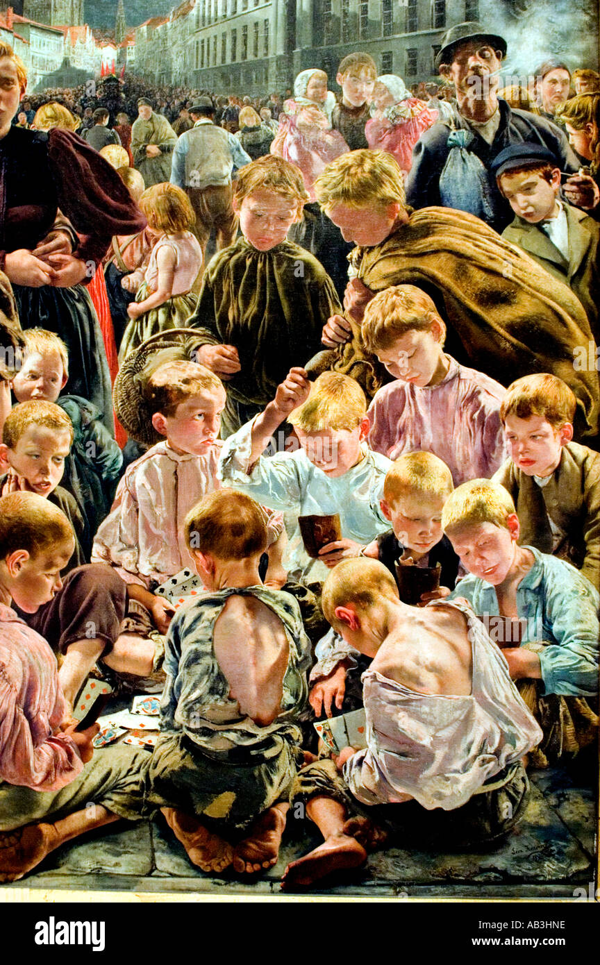 Leon Frederic The Golden Age Les ages de l'ouvrier tryptique de Leon ...