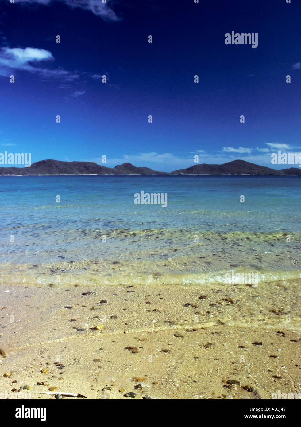 Lindaman Island in the Whitsunday Islands Great Barrier Reef Queensland ...