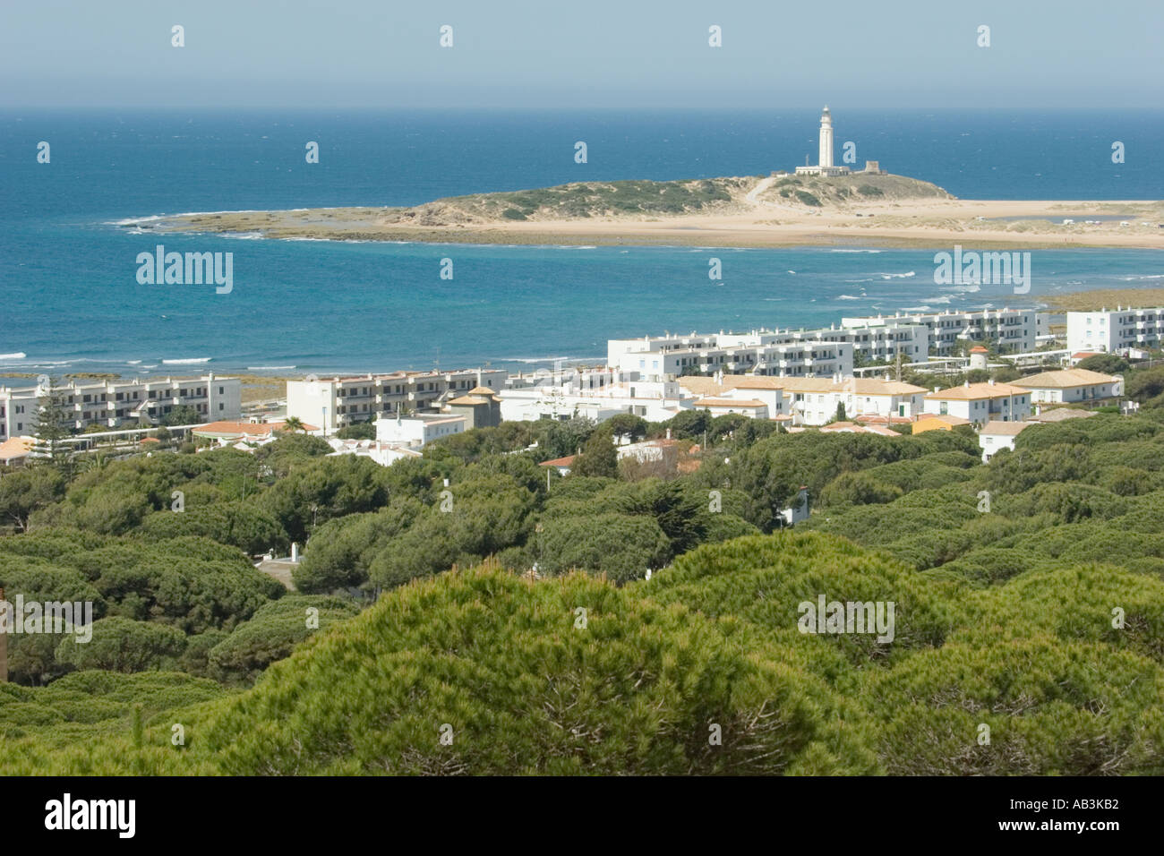 Los Caños de Meca and Cabo Trafalgar lighthouse Cadiz Province Spain ...
