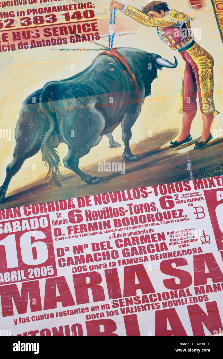 Bullfight poster hi-res stock photography and images - Alamy
