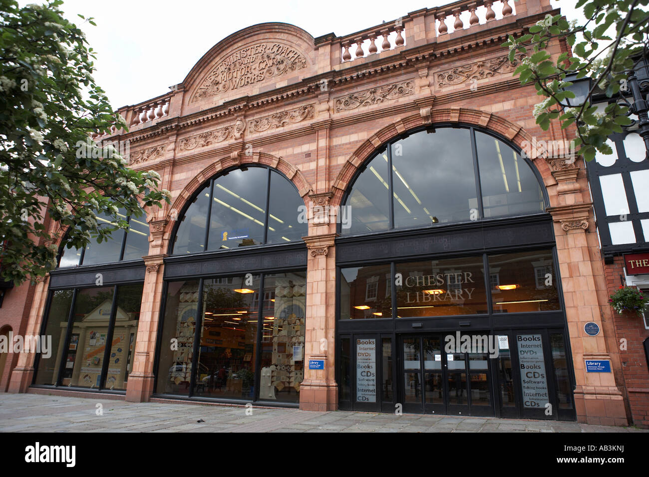 chester library northgate street chester cheshire england uk Stock ...