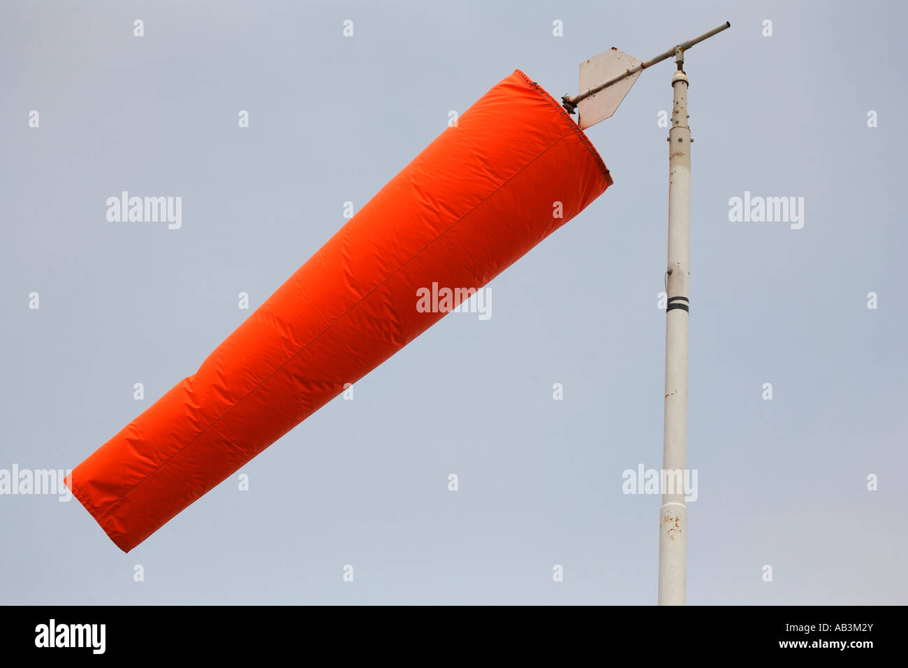 orange wind sock at raf cosford shifnal shropshire england uk Stock ...