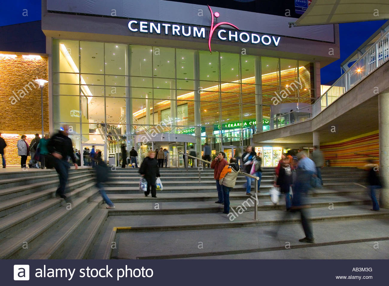Obchodni a nakupni centrum Chodov Praha Ceska republika Stock Photo ...