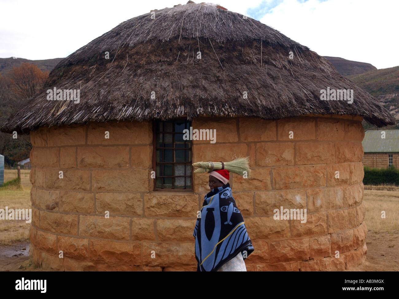 Basotho traditional house lesotho africa hi-res stock photography and ...