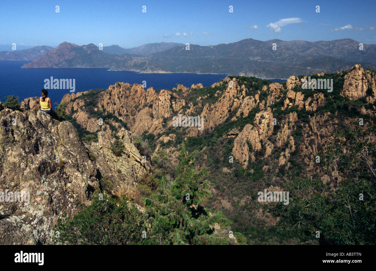 The Calanches - Piana, Corsica, FRANCE Stock Photo - Alamy