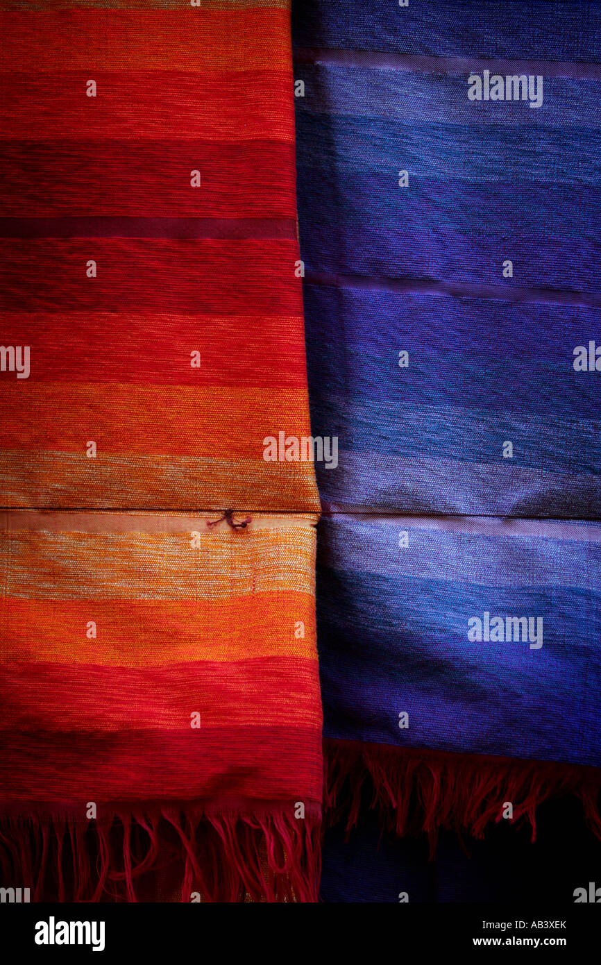 Close-up of carpet at a market stall, Morocco Stock Photo - Alamy