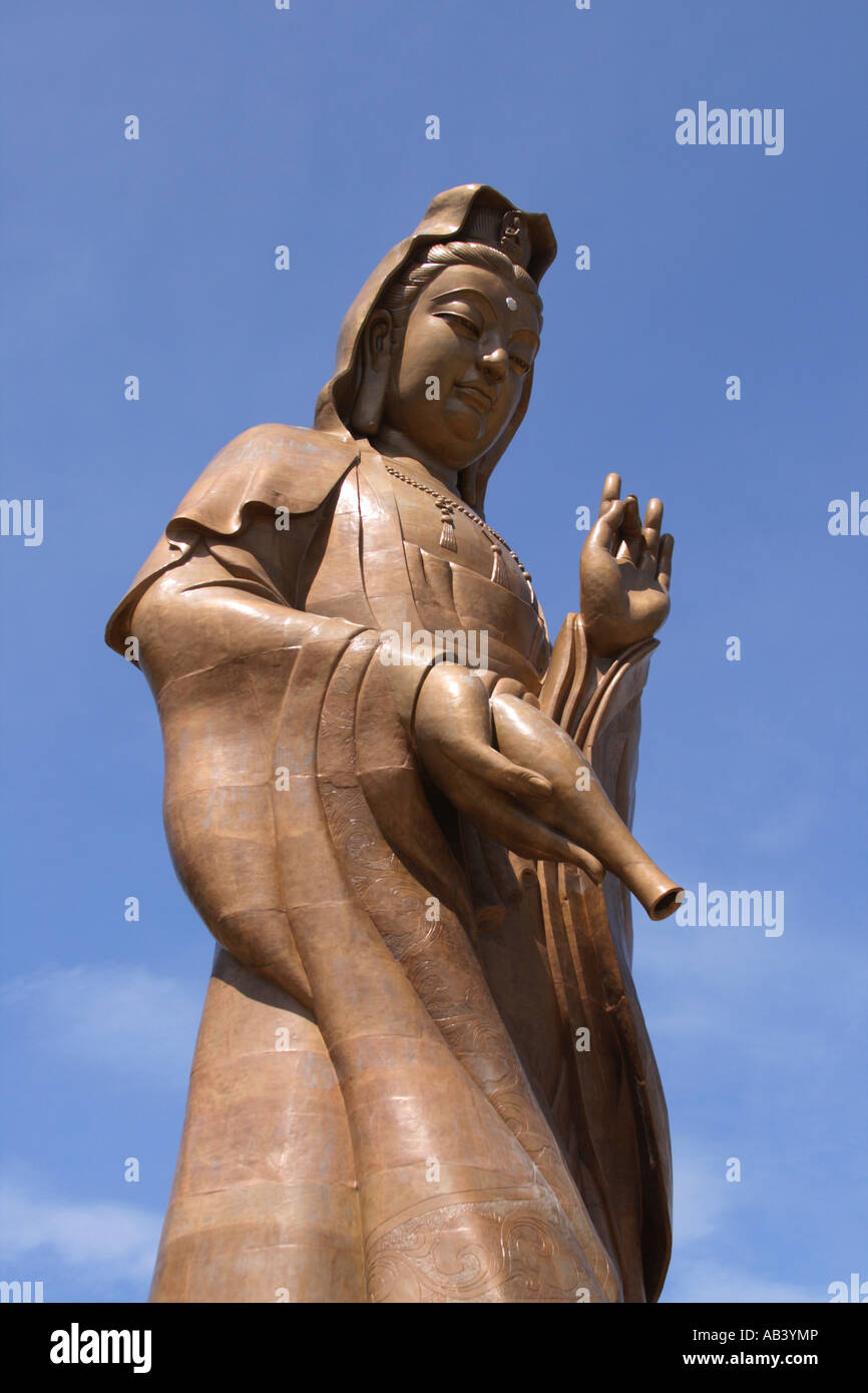 gigantic Goddess of Mercy statue at Kek Lok Si temple, Penang, Malaysia ...