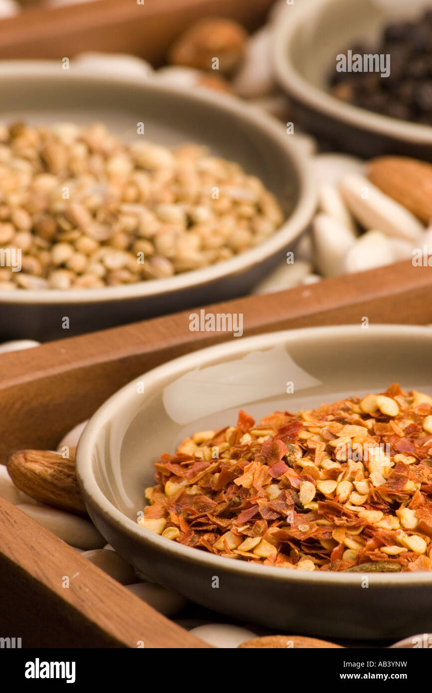 Various mixed pepper seeds hi-res stock photography and images - Alamy