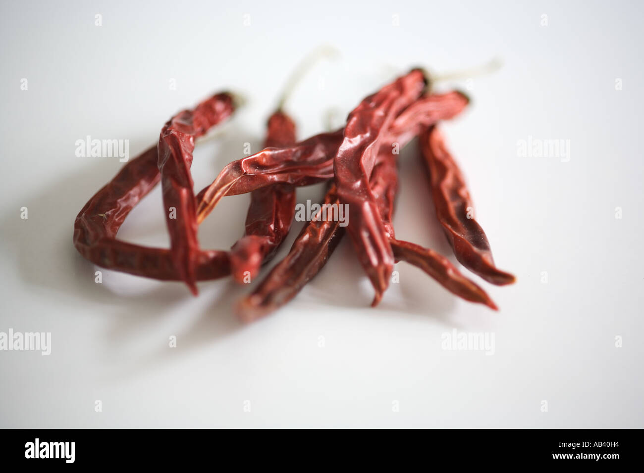 DRIED CHILLI PEPPERS Stock Photo - Alamy