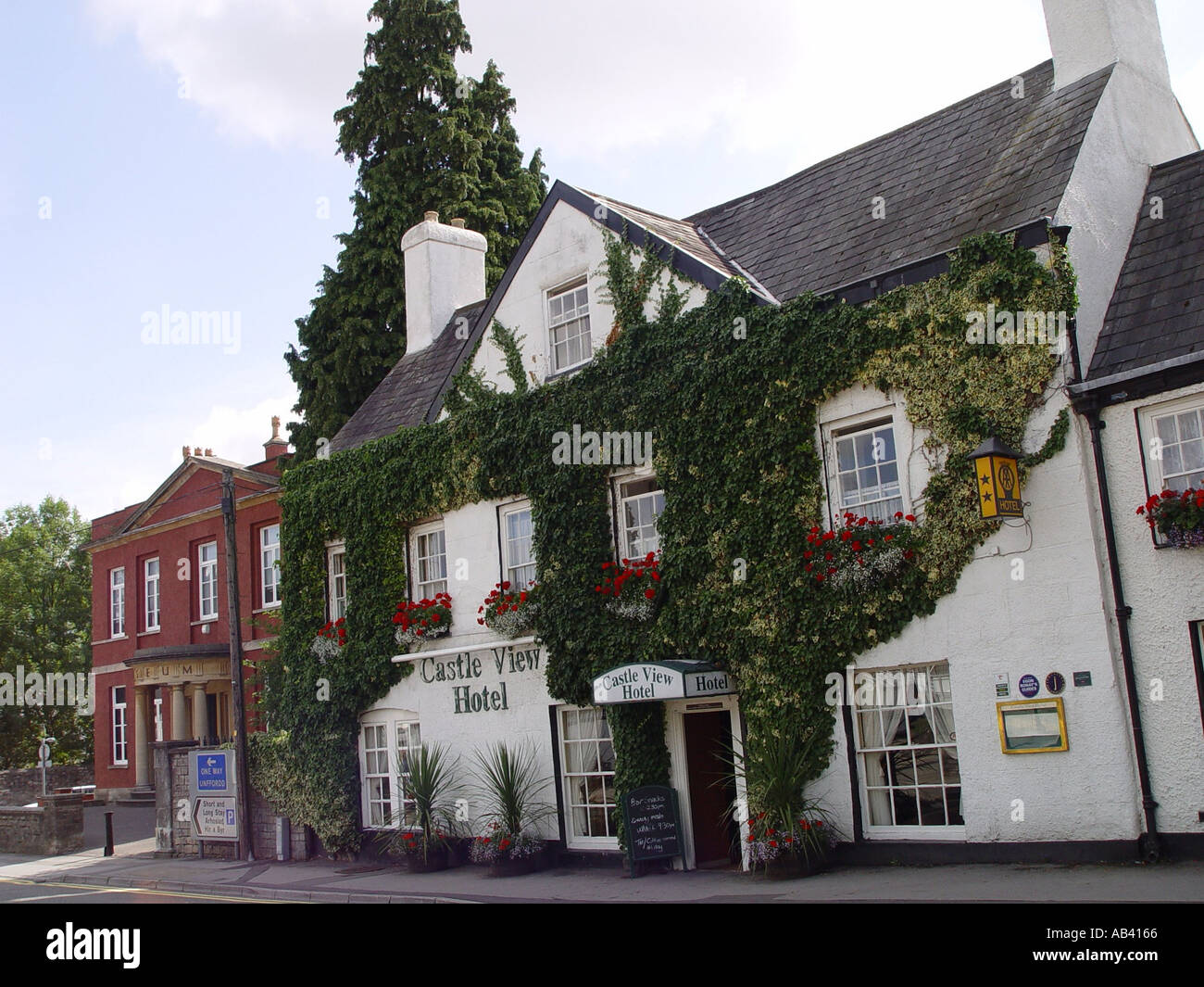 The Castle View Hotel and Public House in the border town of Chepstow ...