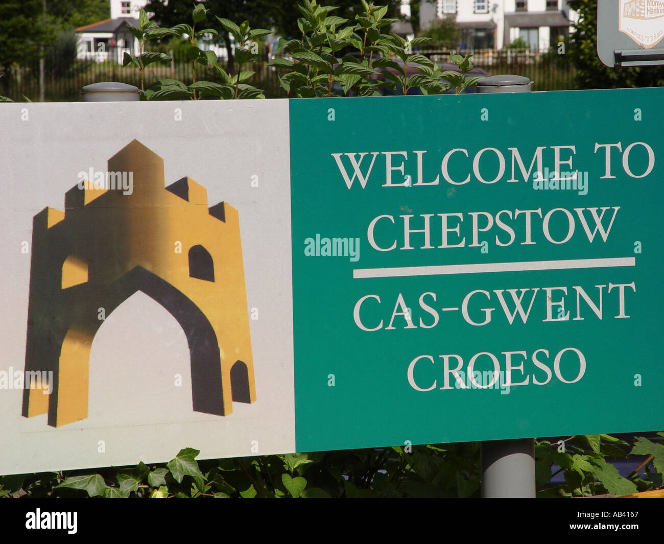 Welcome to wales sign border hi-res stock photography and images - Alamy