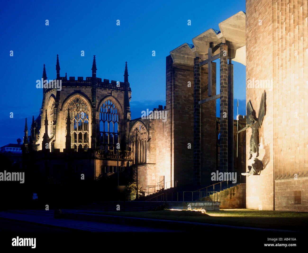 Coventry cathedral old and new hi-res stock photography and images - Alamy