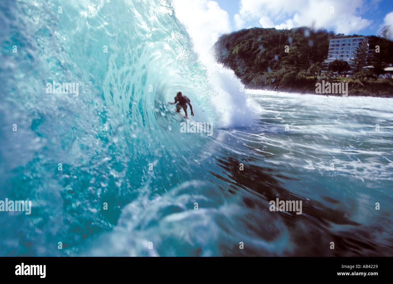 Wave waves tube inside hi-res stock photography and images - Alamy