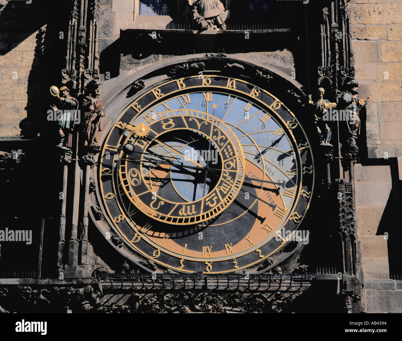 Picturesque Astrological clock on the Old Town Hall, Old Town Square ...