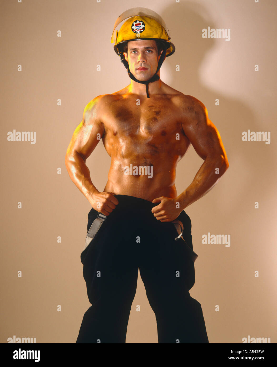 Fireman model hi-res stock photography and images - Alamy