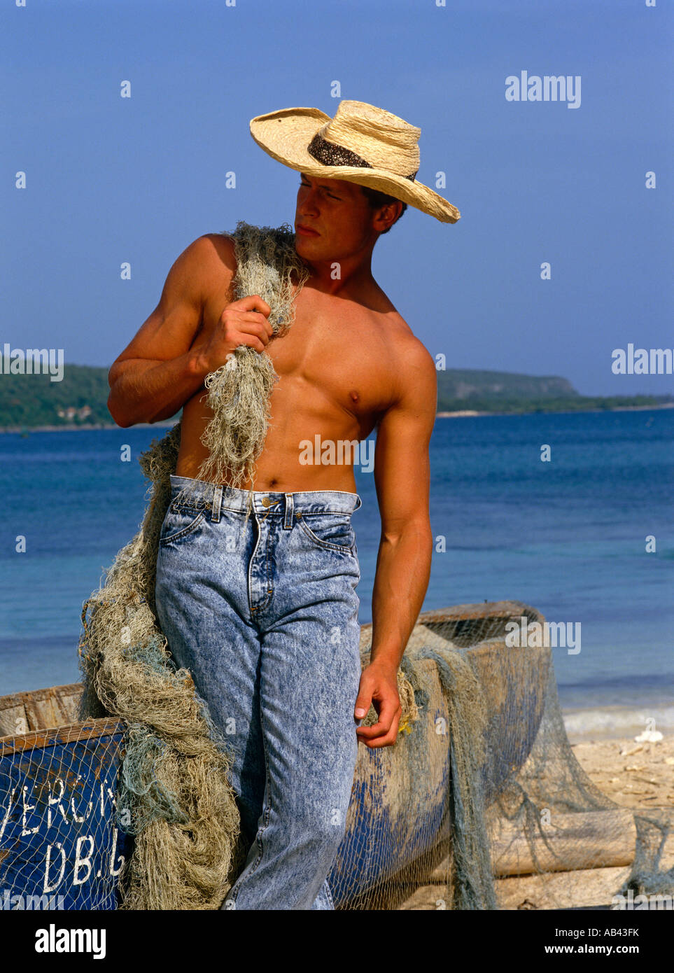 Man pin up outdoors hi-res stock photography and images - Alamy
