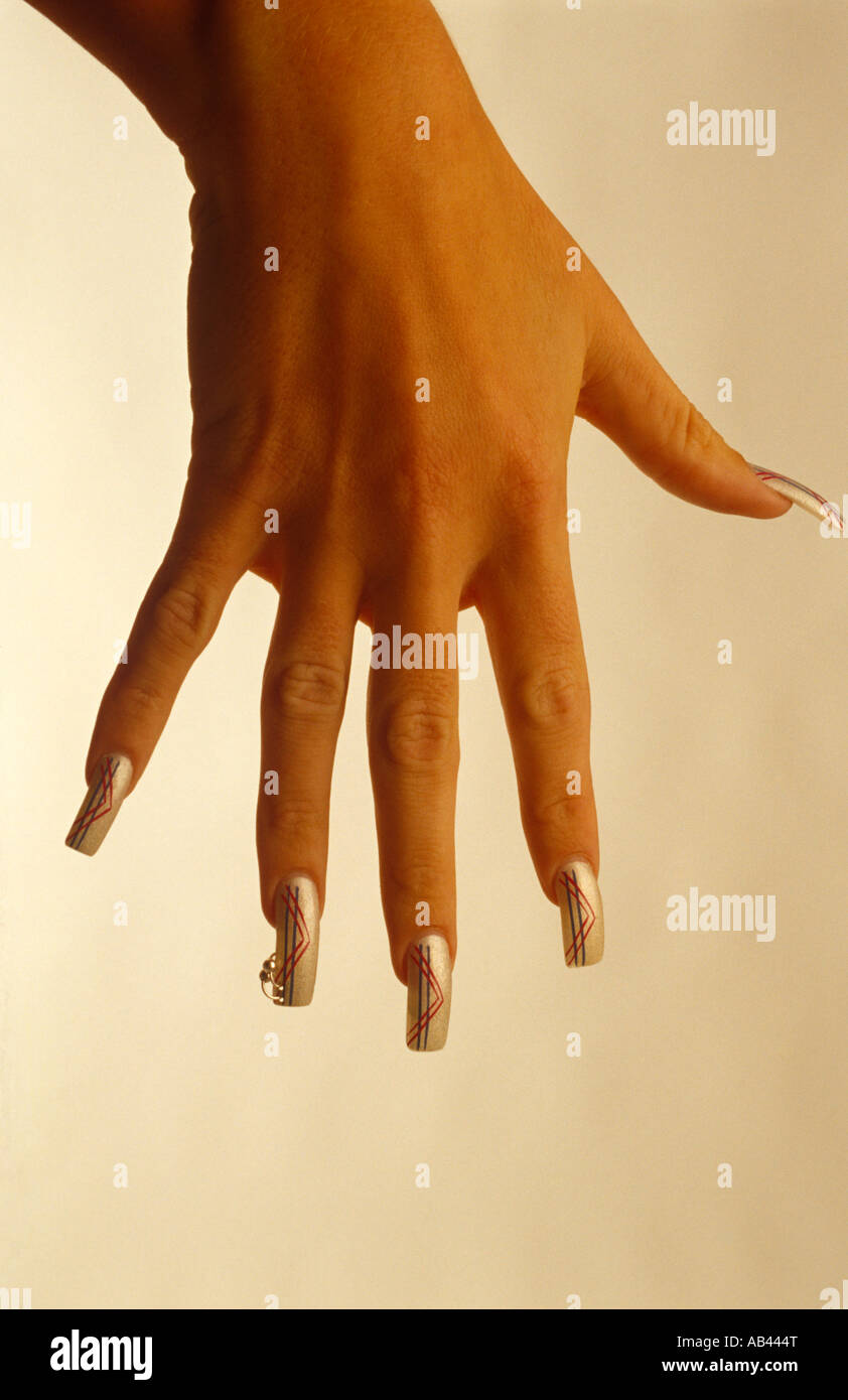 Fake tan hands hi-res stock photography and images - Alamy