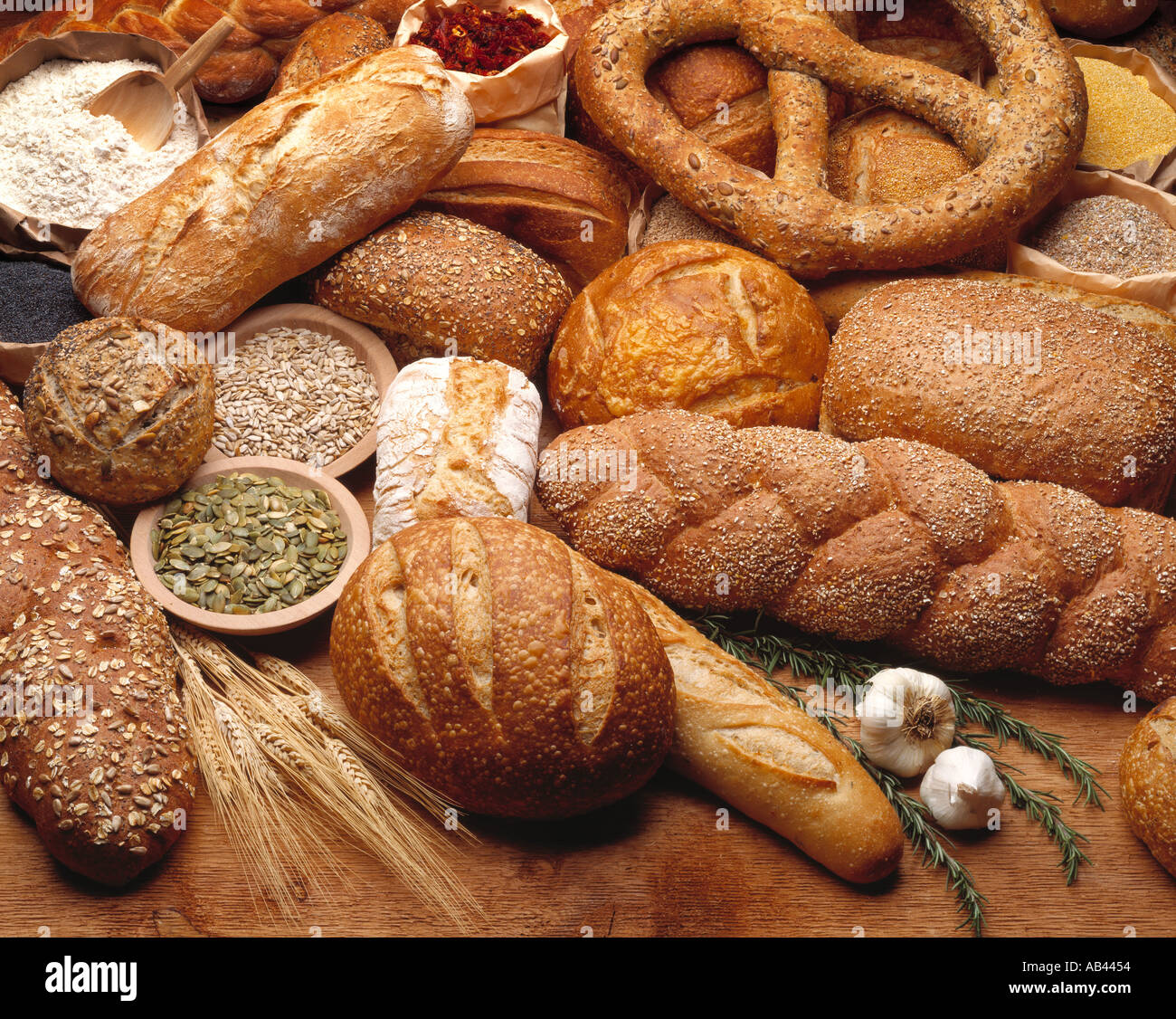 Carbohydrates foods variety hi-res stock photography and images - Alamy