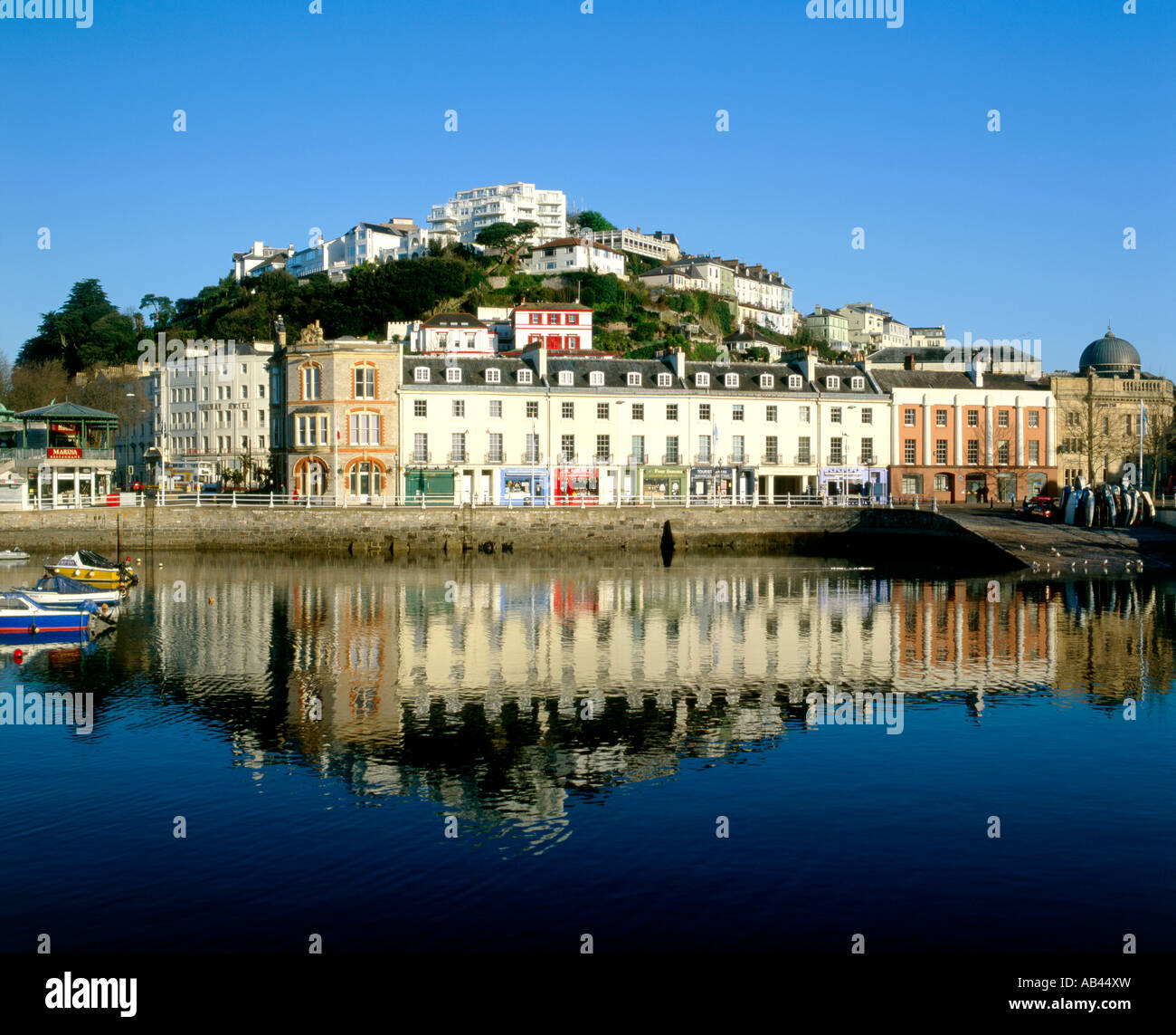 Torquay Harbour Devon Stock Photo - Alamy