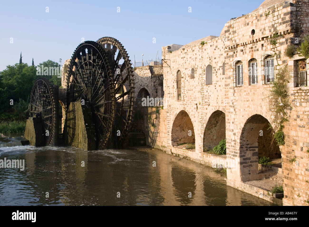 The waterwheels at Hama known as Norias are up to 20m high and have ...