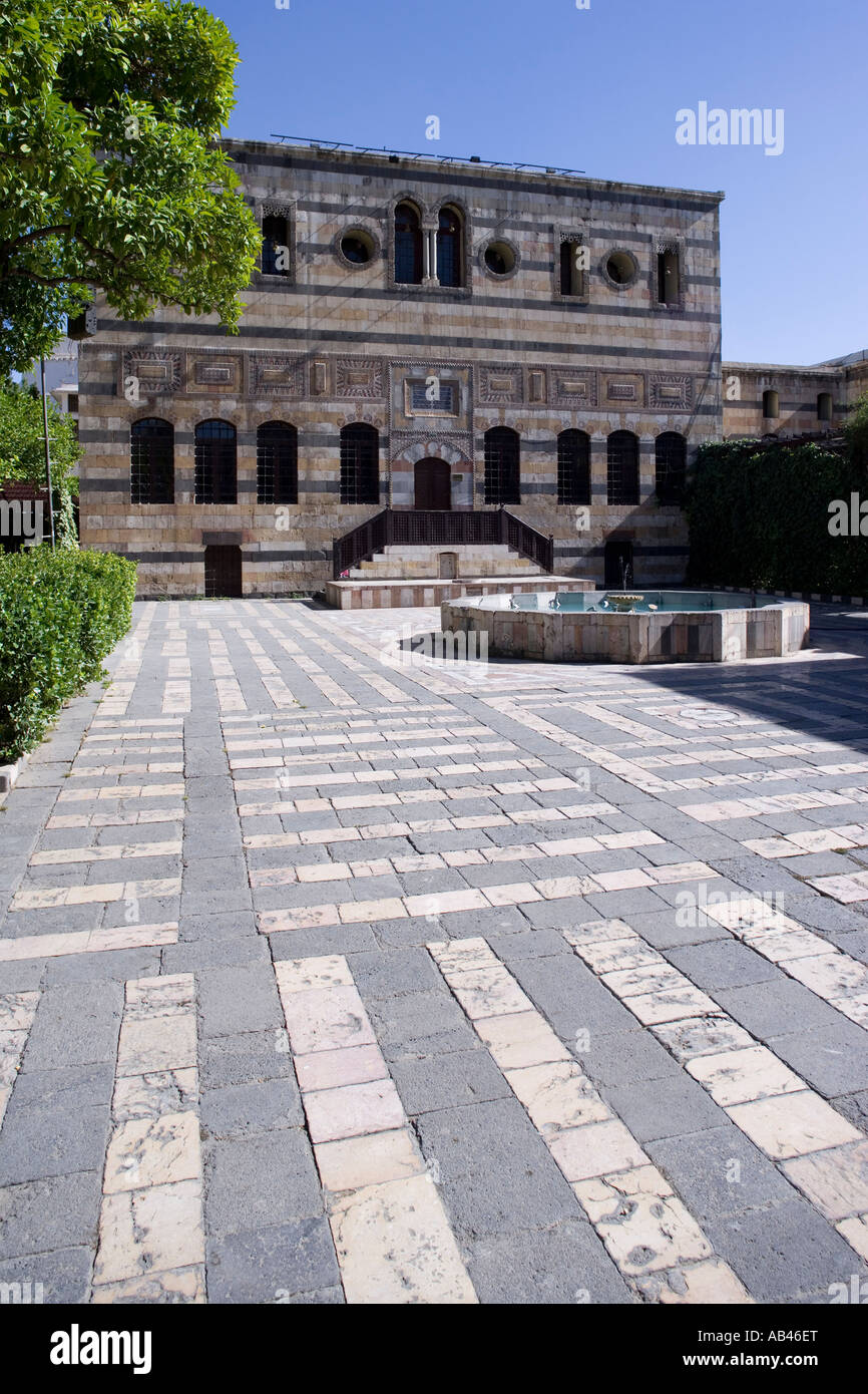 The Azem Palace in Old Damascus completed in 1752 as the private ...