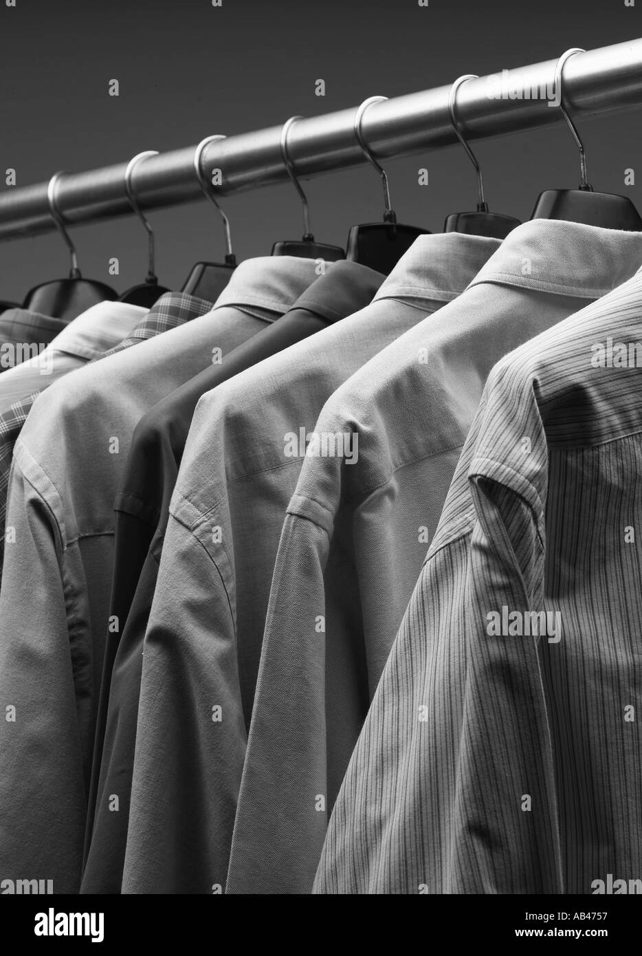 Dress shirt blue Black and White Stock Photos & Images - Alamy