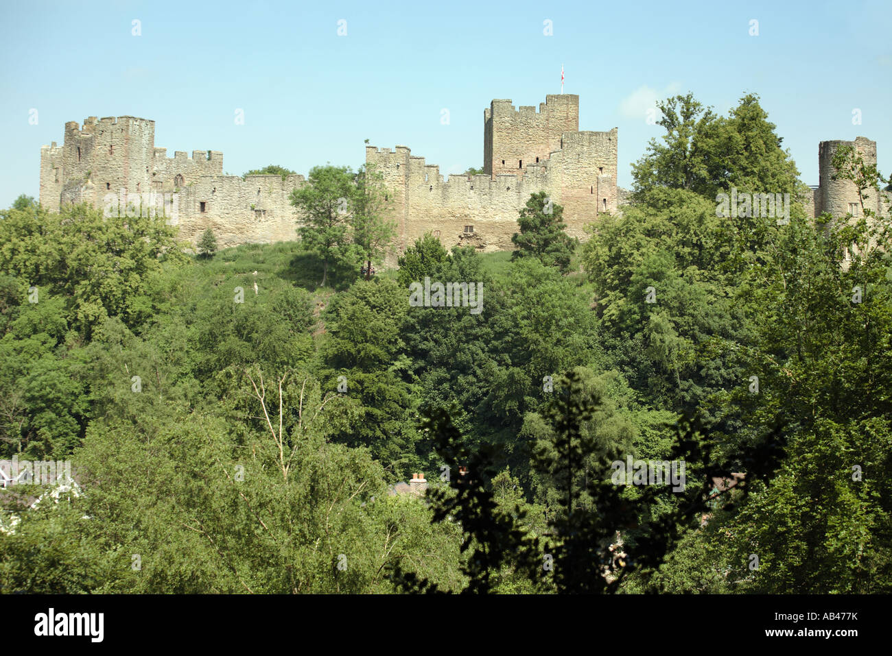 Ludlow Castle, Shropshire Stock Photo - Alamy