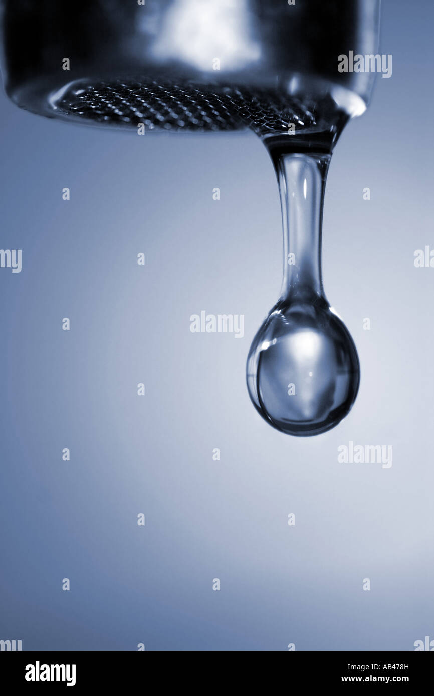 Dripping tap, close up Stock Photo - Alamy