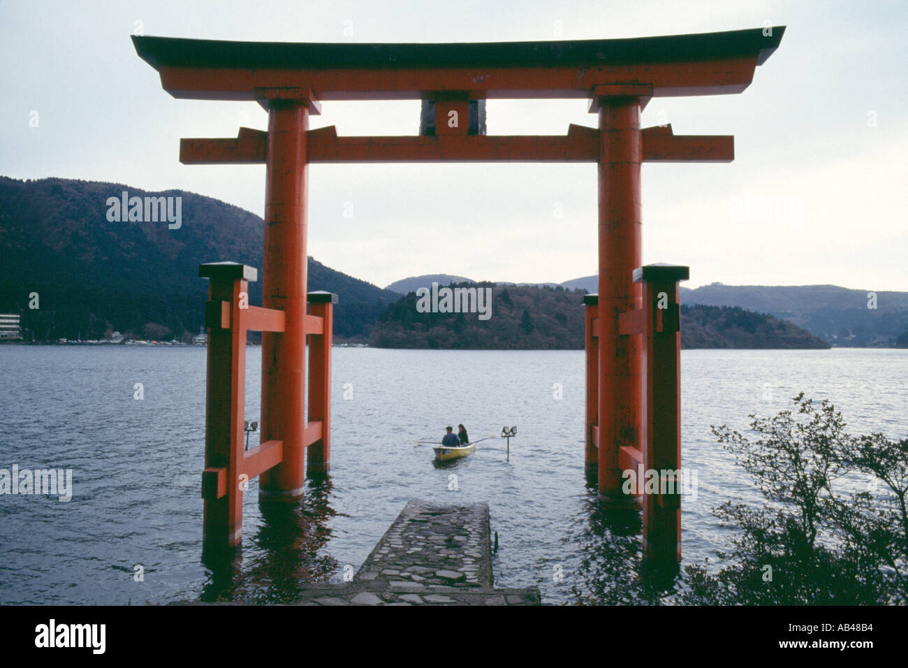 Torii Hakone Japan Stock Photo - Alamy