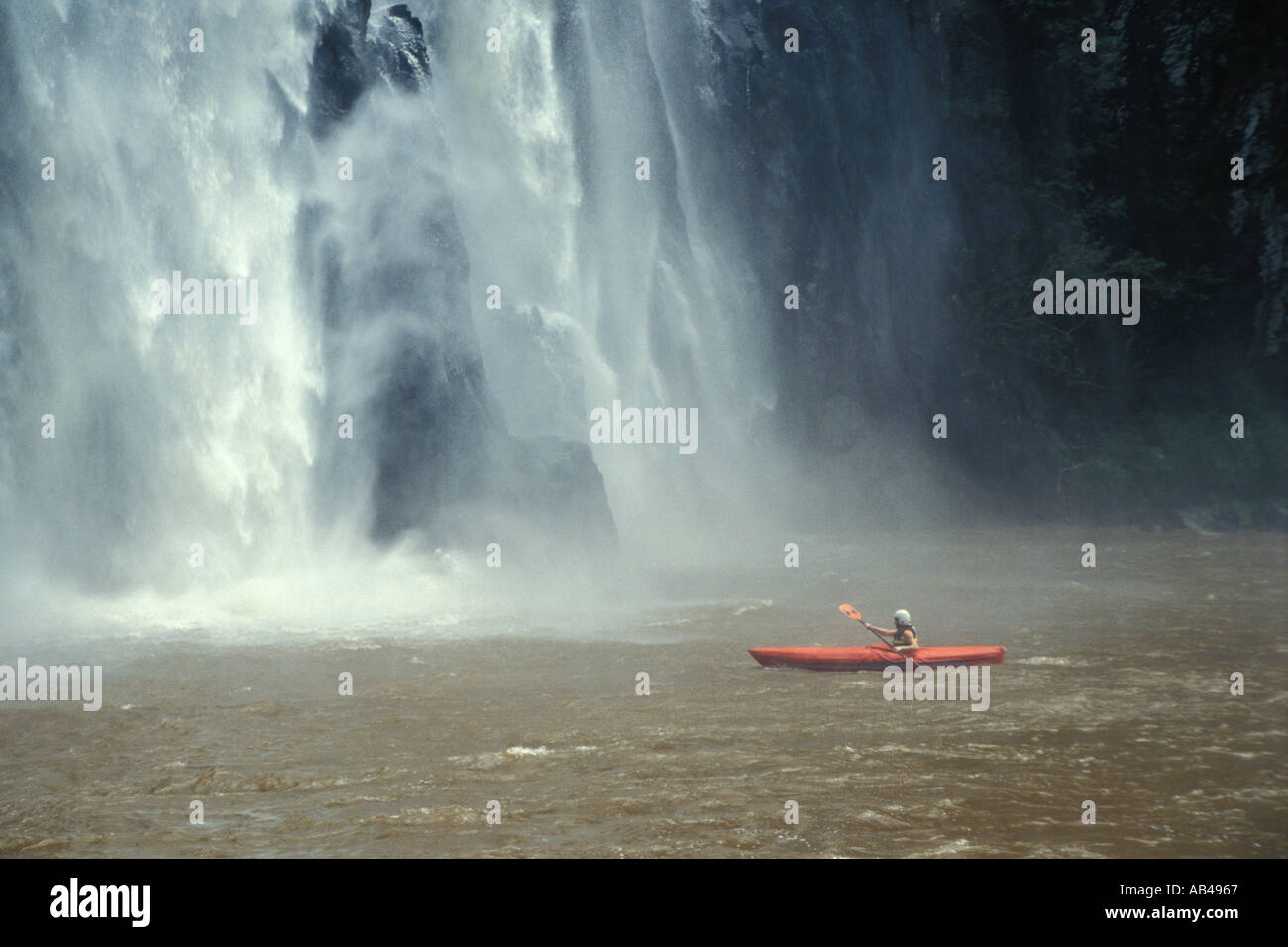 Cascades in the inland of Reunion Island Mascarene Islands French ...