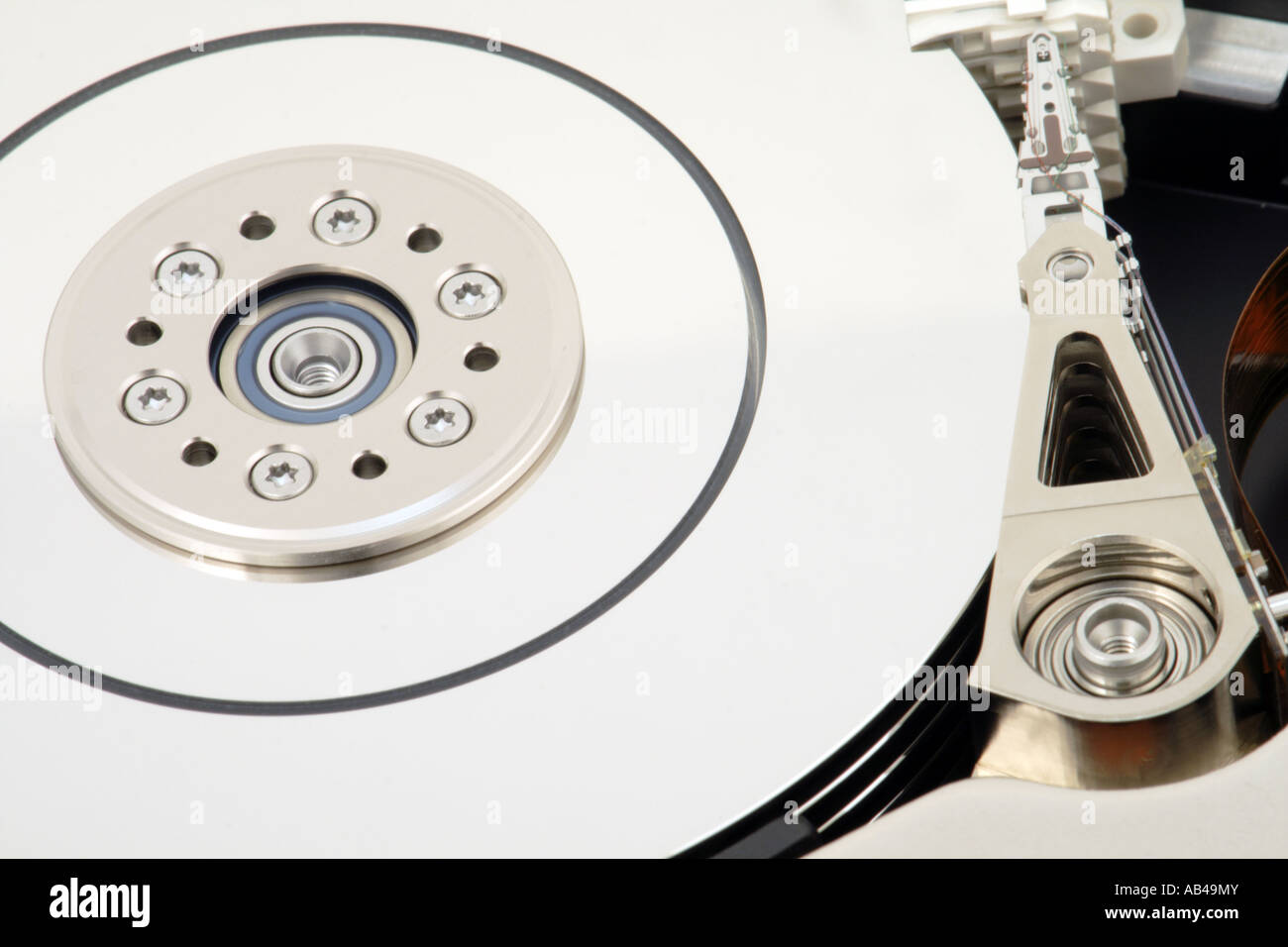 Internal details of computer Hard Disk Drive (HDD Stock Photo - Alamy