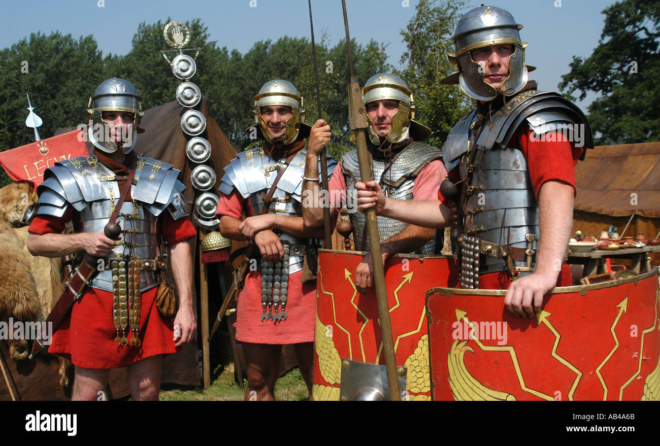 Infantry men of the Roman Empire Stock Photo - Alamy