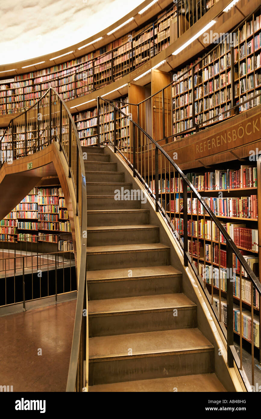 SWEDEN STOCKHOLM STOCKHOLM CITY LIBRARY ARCHITECT GUNNAR ASPLUND 1928 ...