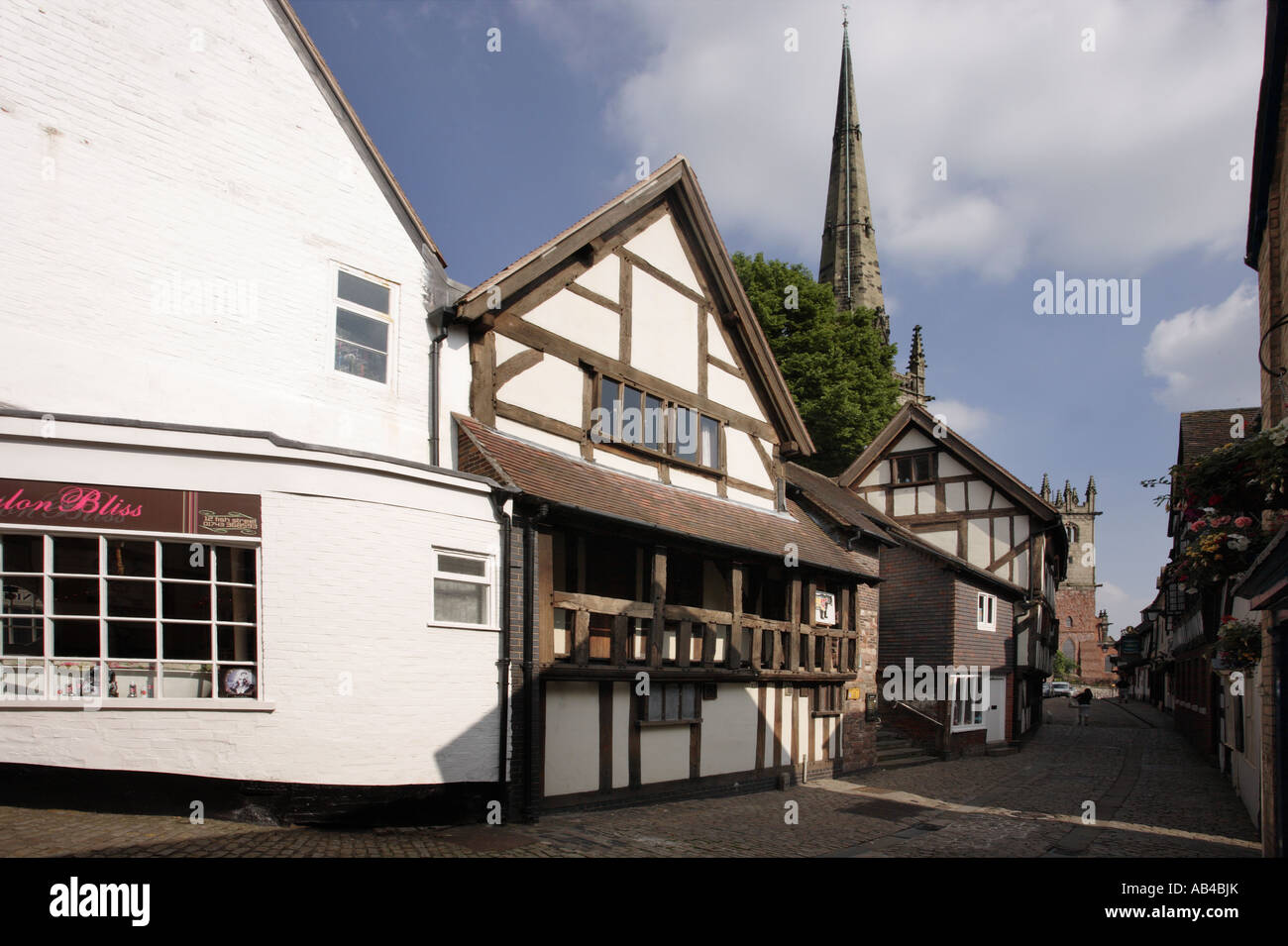 Shrewsbury, Fish Street Stock Photo - Alamy