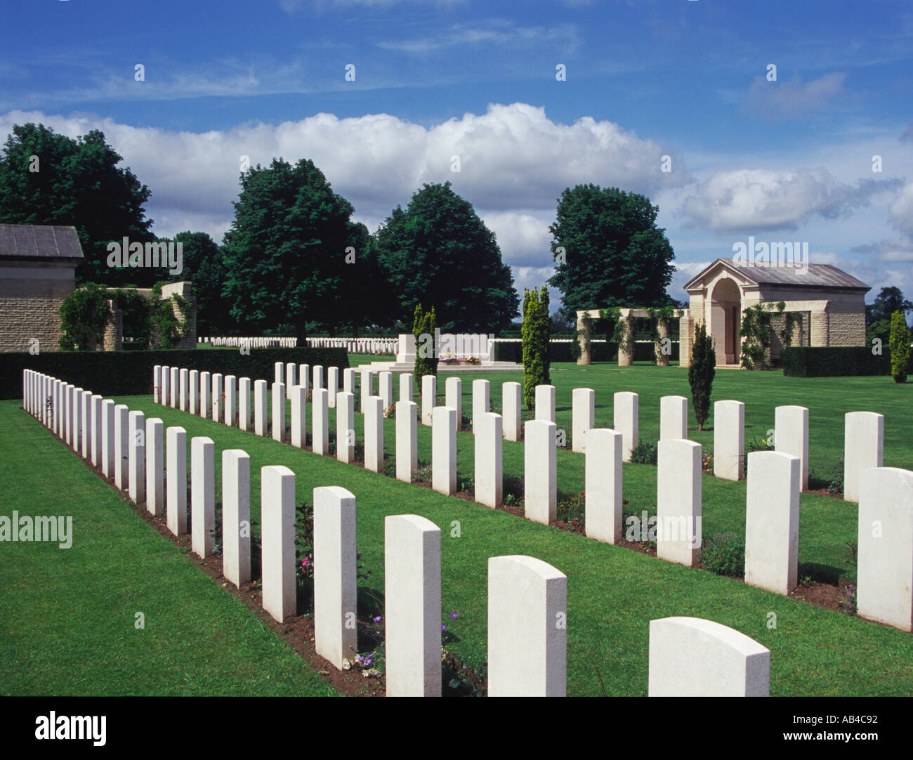 British Cemetery Bayeux Normandy France High Resolution Stock ...