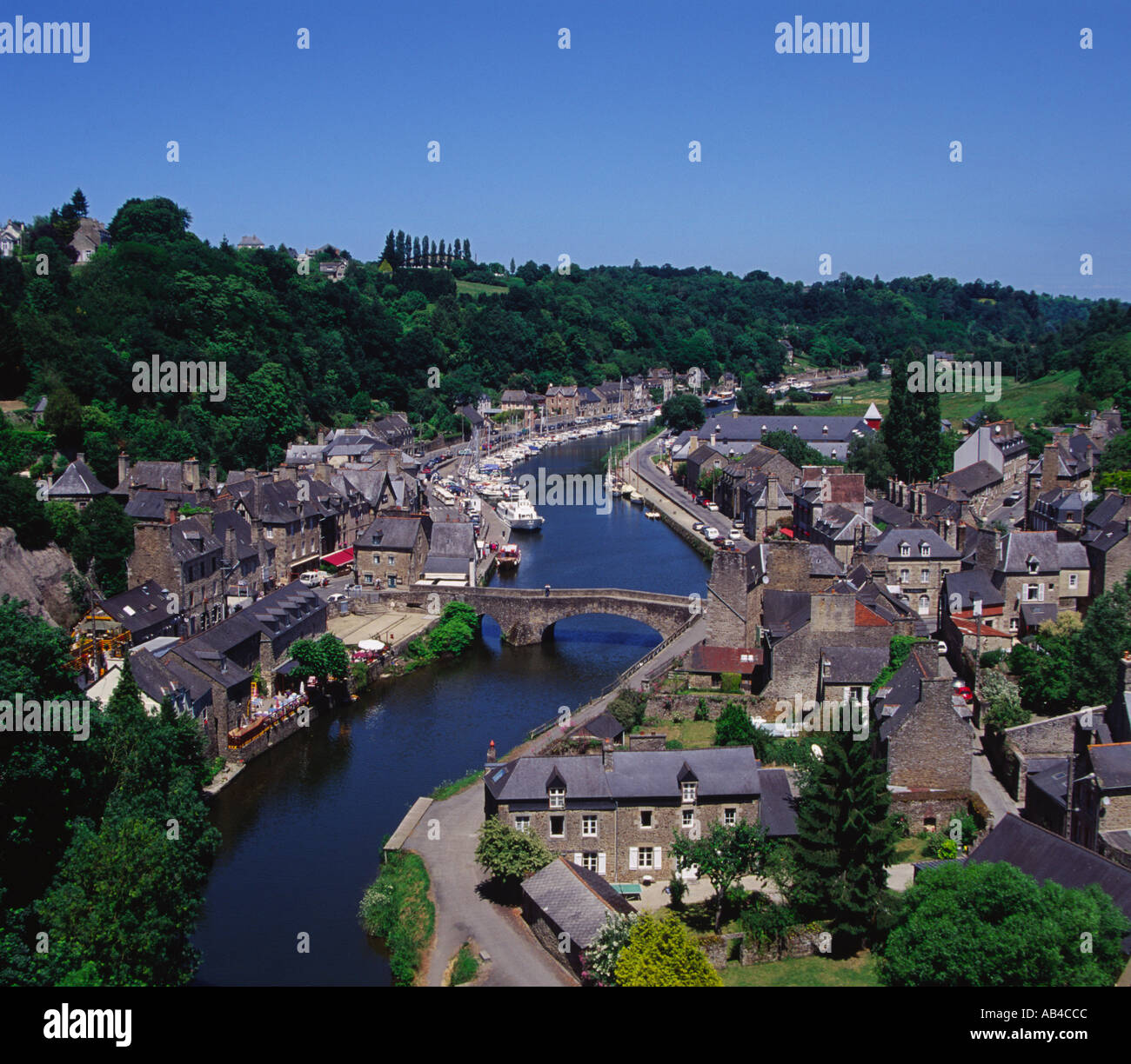 Dinan Cotes d Armor Brittany France Stock Photo - Alamy