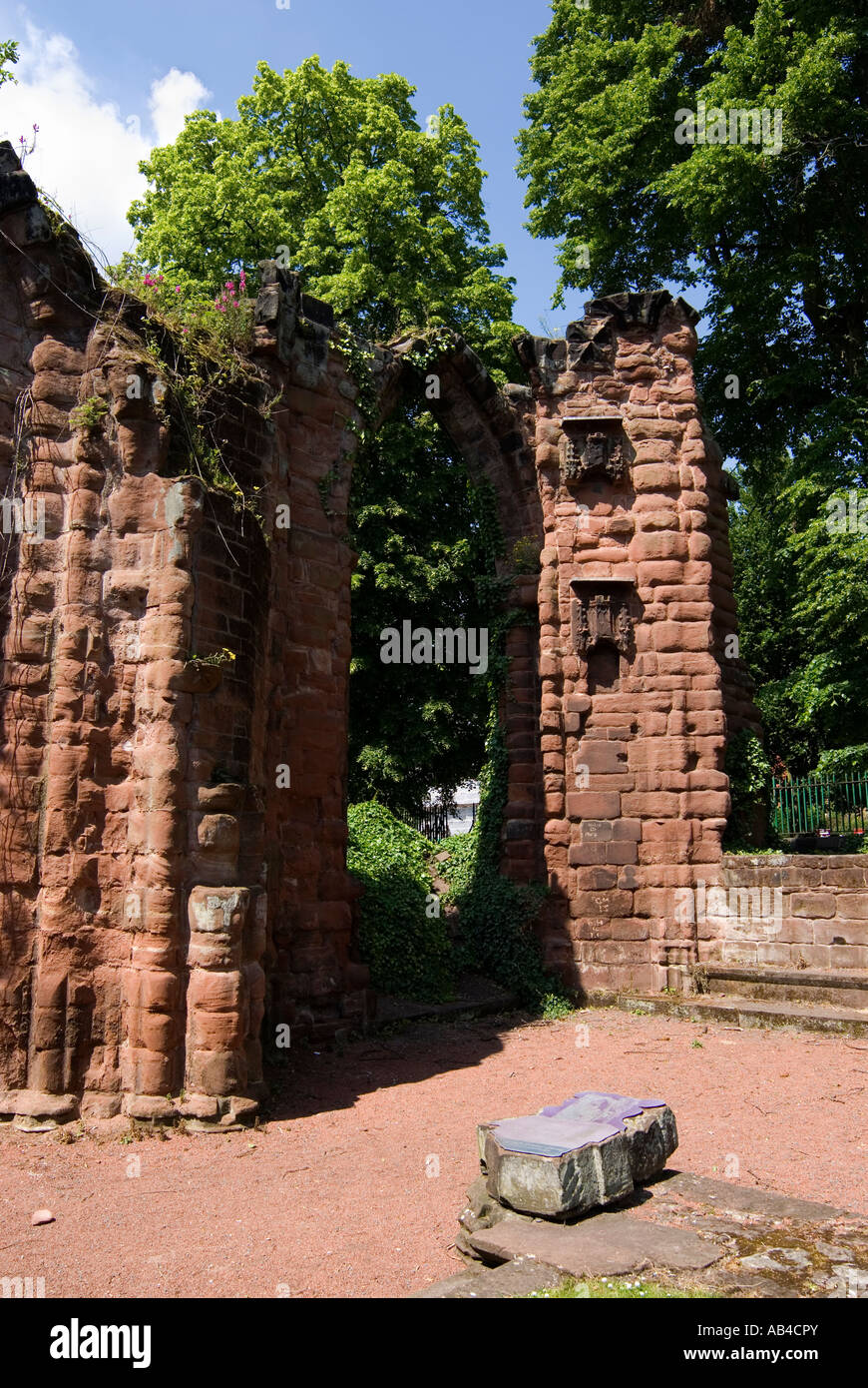 Chester. Architecture in the ancient and unique Church of St. John the ...