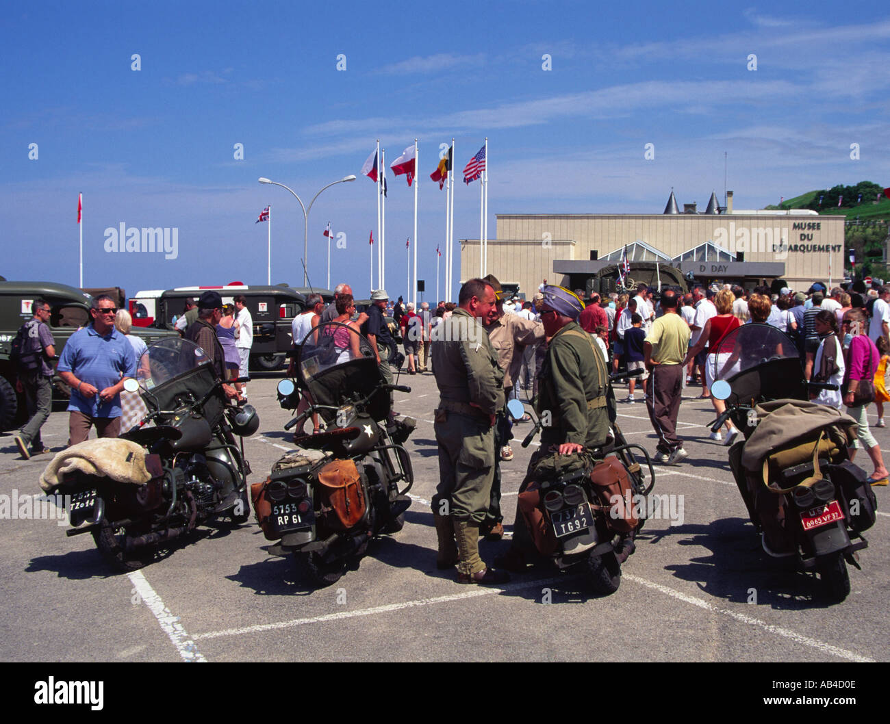 D Day celebrations Arromanches Calvados Normandy France Stock Photo - Alamy