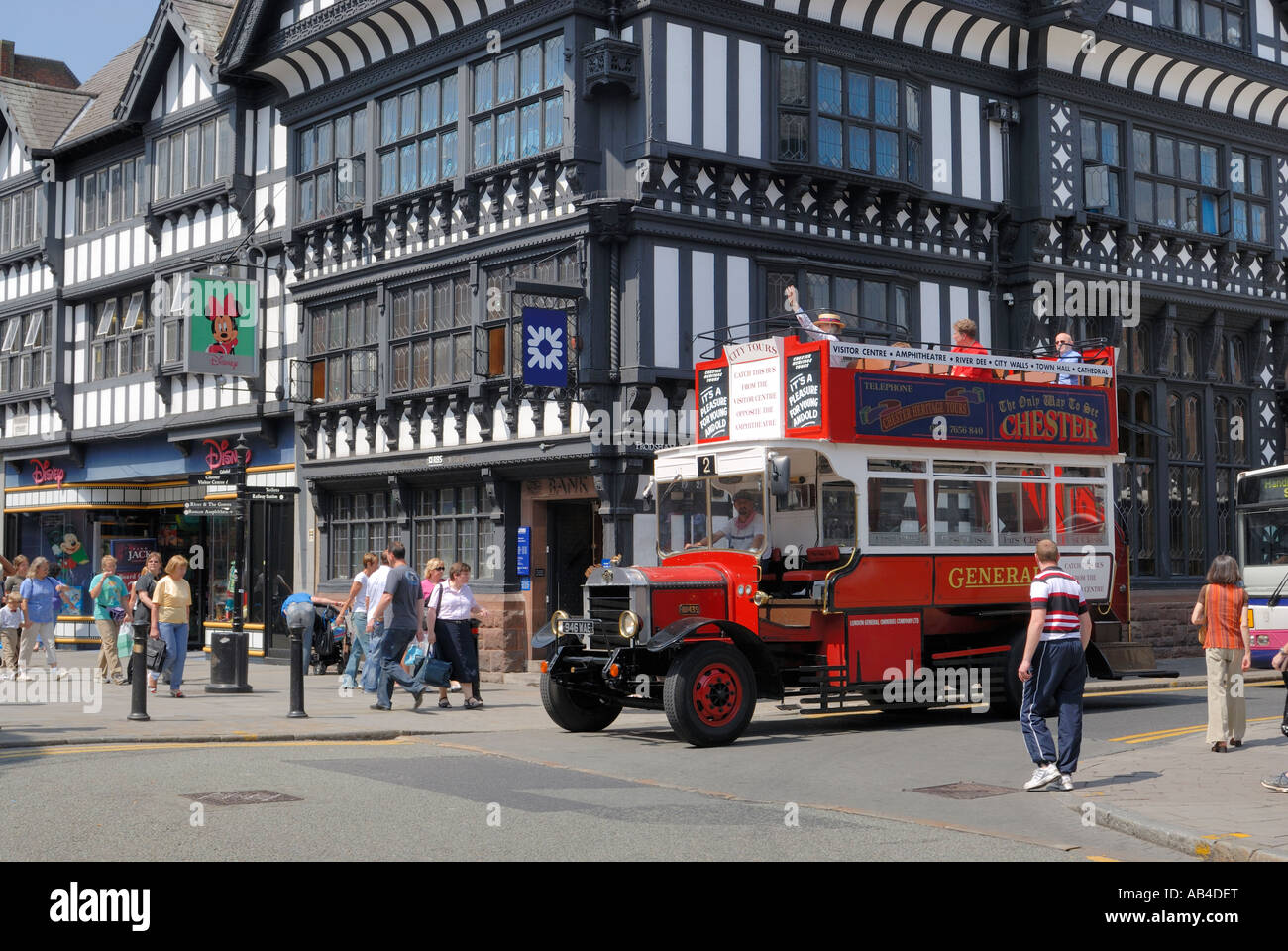 Chester. Authentic old style replica of a London general Omnibus ...