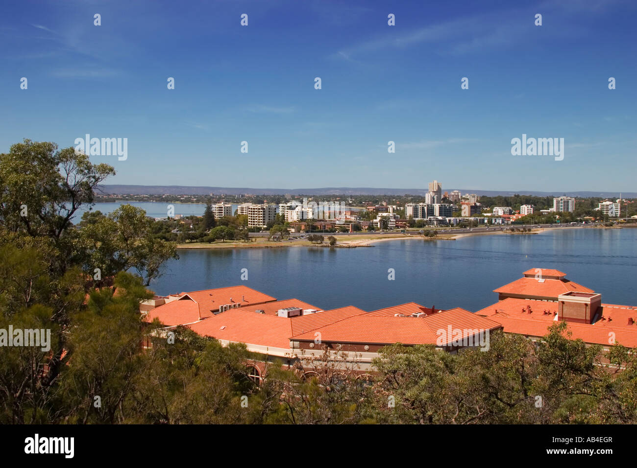 Old brewery building on the Swan river, Perth, Australia Stock Photo ...