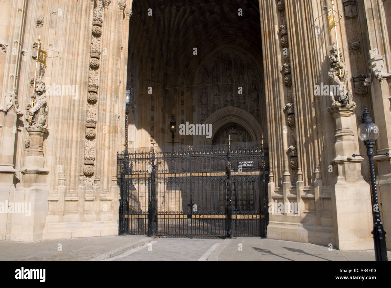 The Sovereign's entrance to the Houses of Parliament (also called ...