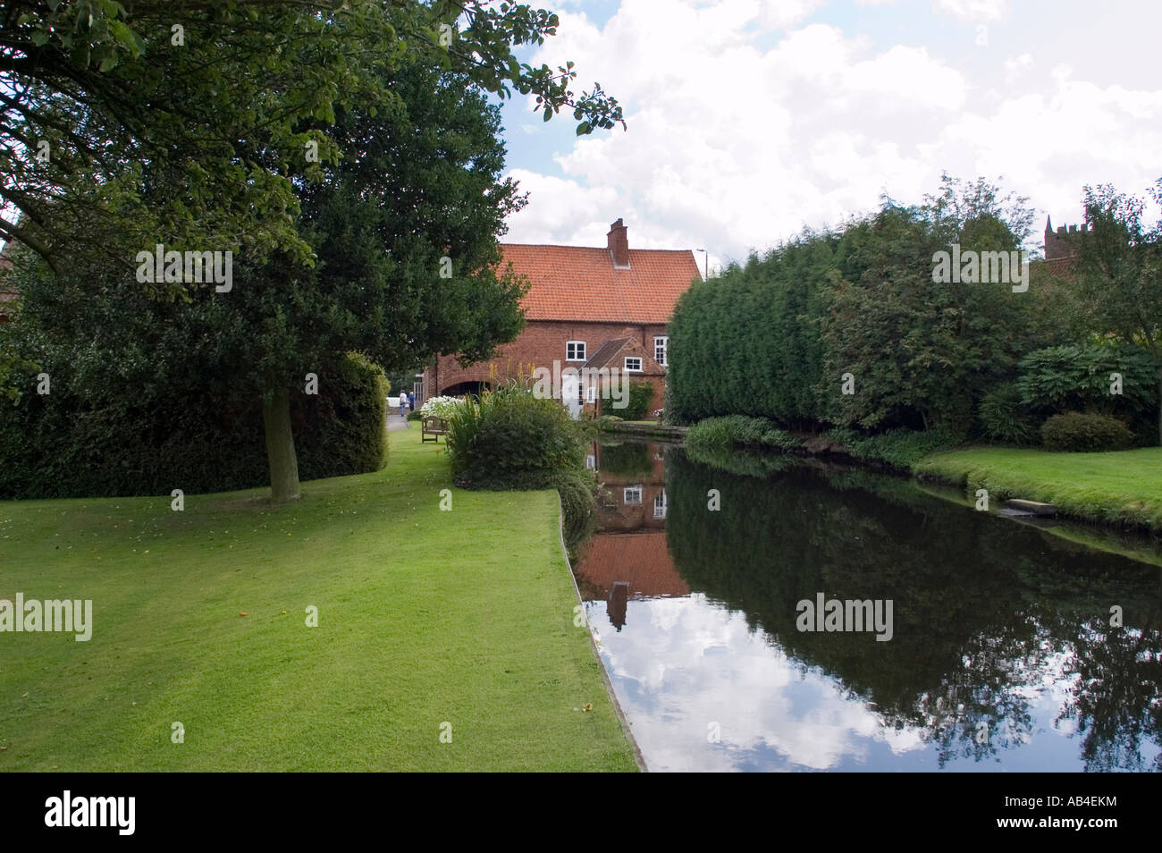 Ollerton water mill Stock Photo - Alamy