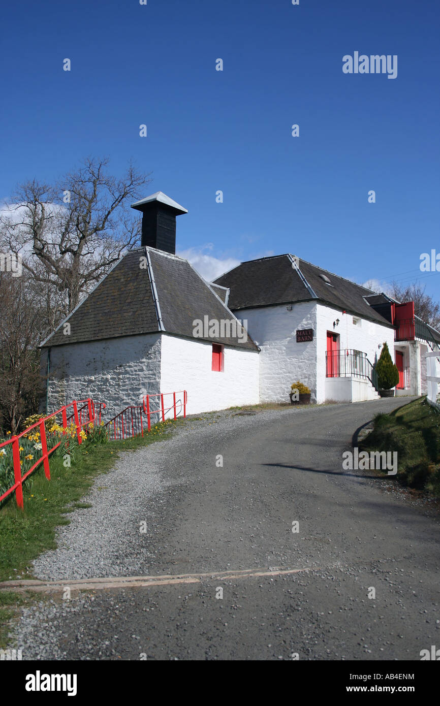 Edradour distillery buildings the smallest distillery in Scotland April ...