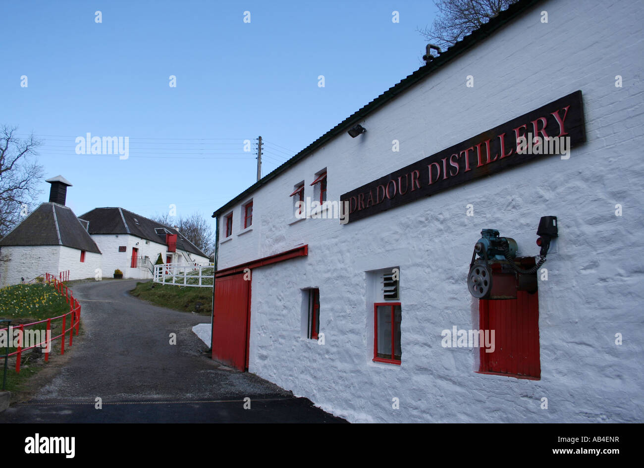 Edradour distillery buildings the smallest distillery in Scotland April ...