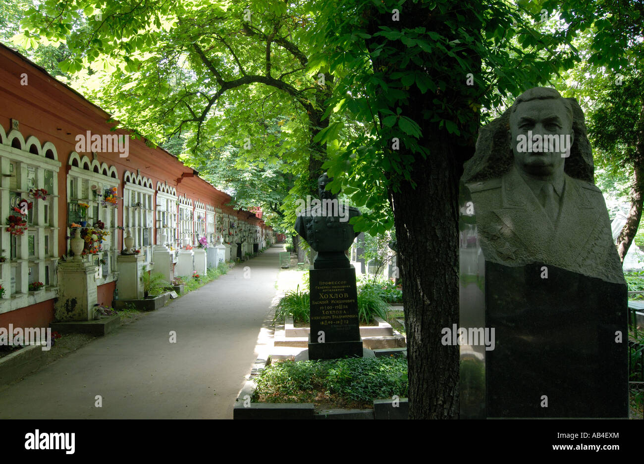 Novodevichy Cemetery, Moscow Stock Photo - Alamy