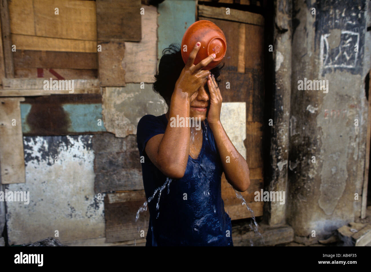 Fully clothed wet woman hi-res stock photography and images - Alamy