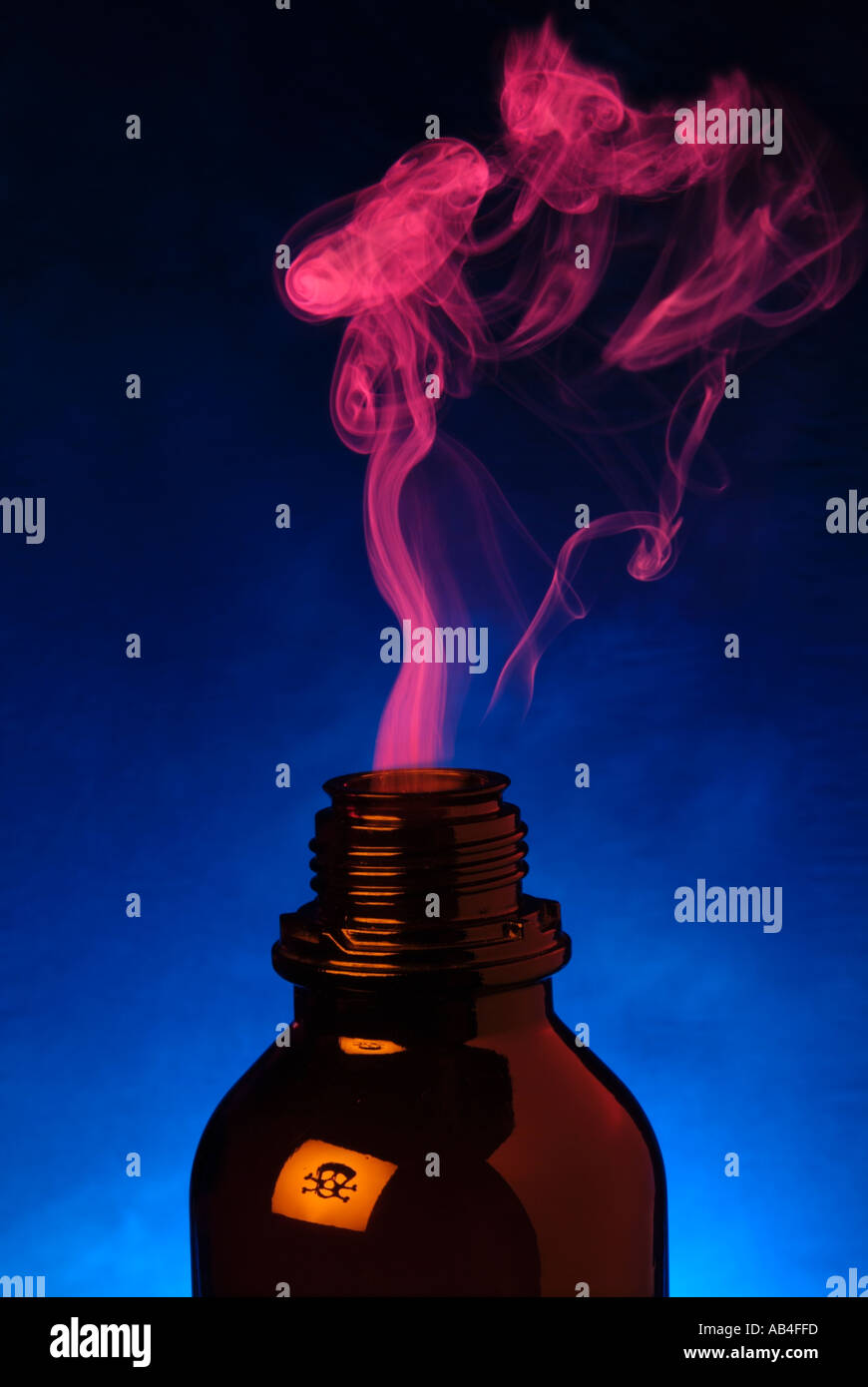 Poison bottle smoke hi-res stock photography and images - Alamy