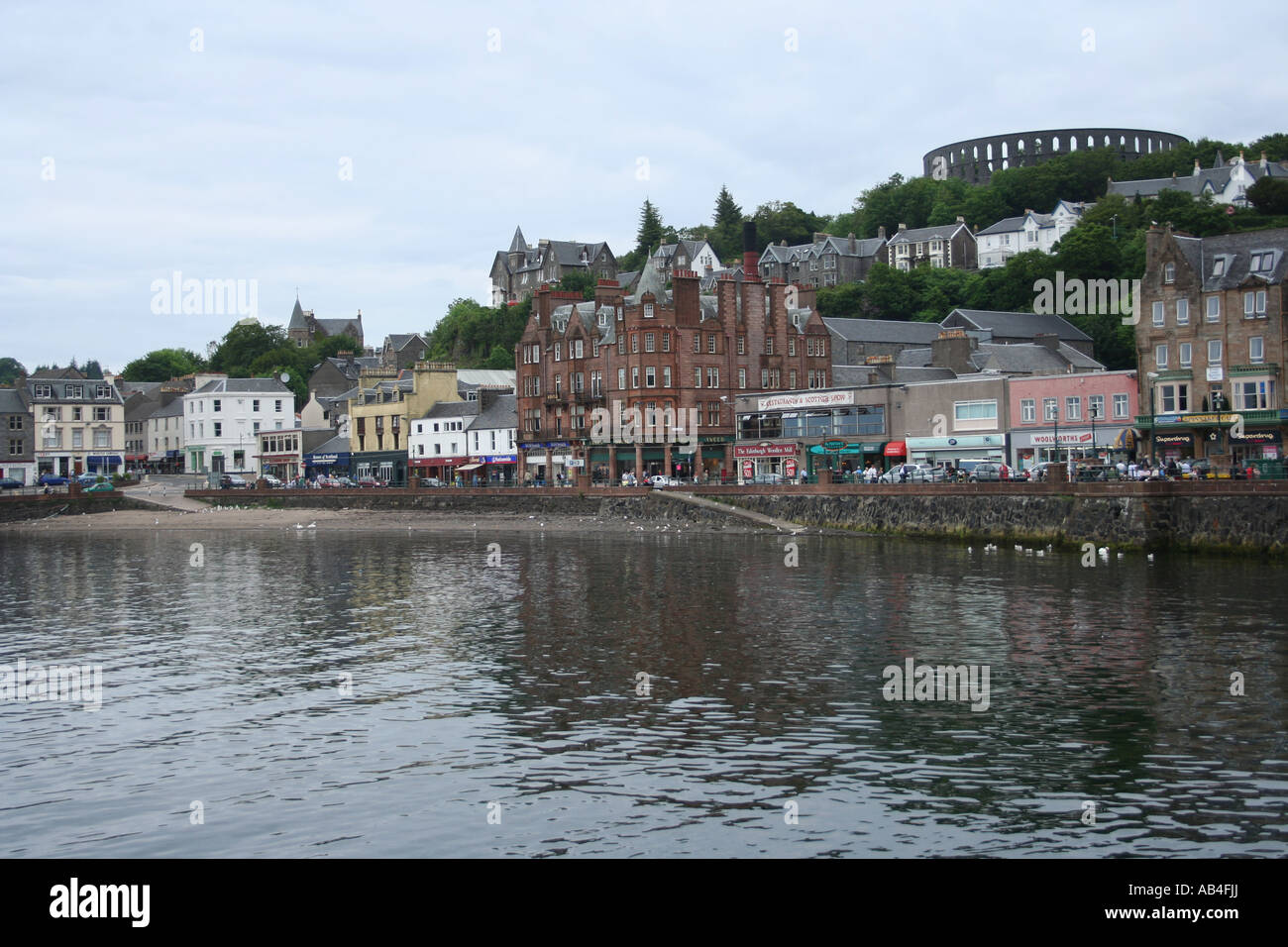 McCaig tower Oban waterfront Scotland June 2007 Stock Photo - Alamy